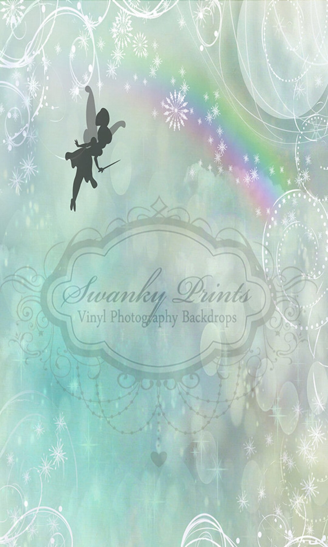 6ft X 10ft Vinyl Photography Backdrop / Fairies Tinkerbell Inspired ...