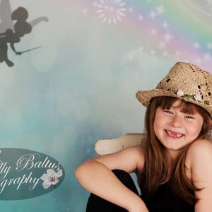 6ft X 10ft Vinyl Photography Backdrop / Fairies Tinkerbell Inspired ...