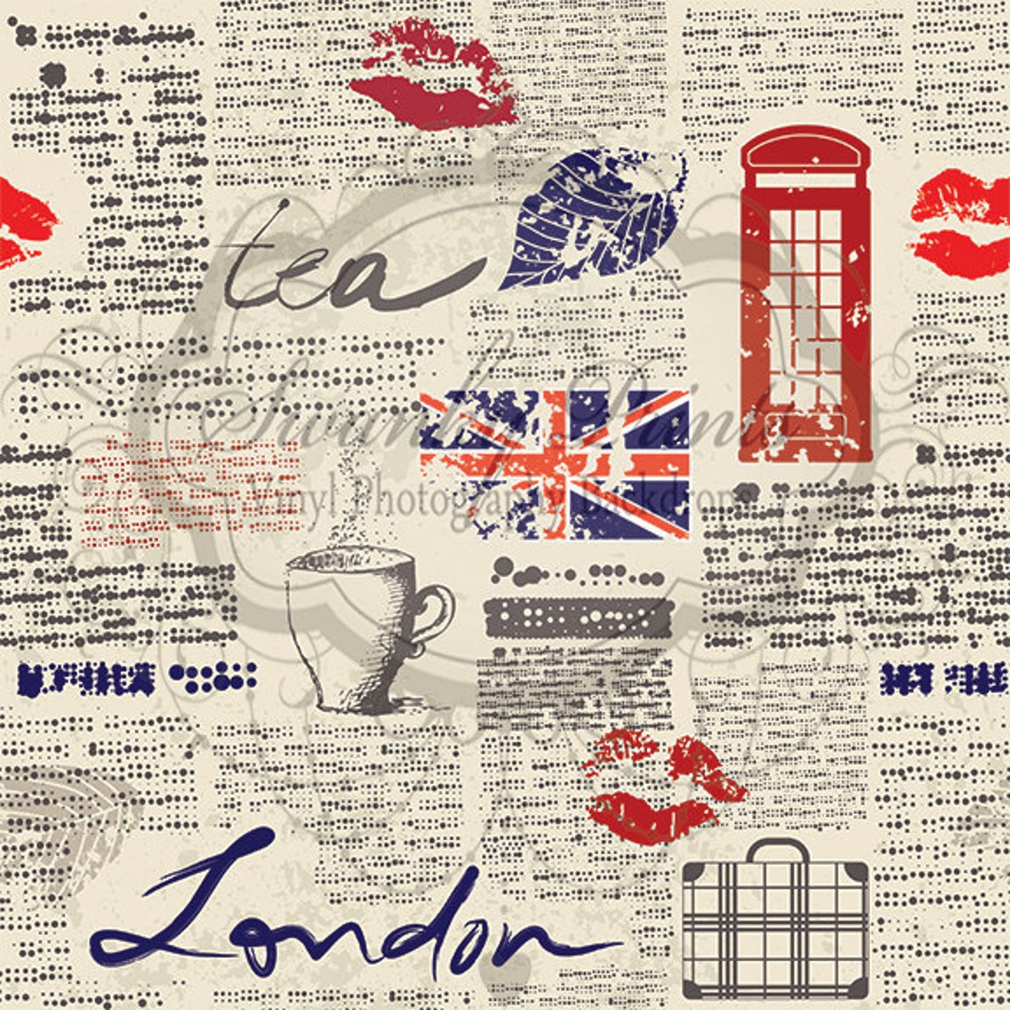 NEW ITEM 4ft X 4ft Vinyl Photography Backdrop / Keep Calm - Etsy