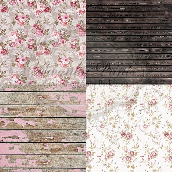 COMBO / FOUR PACK / 2ft X 2ft Vinyl Photography Backdrops for - Etsy