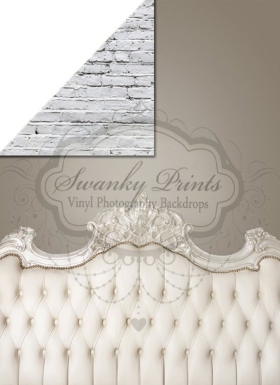 Home Décor Item 1847 5ft x 7ft Upholstered White Tufted Fabric ...