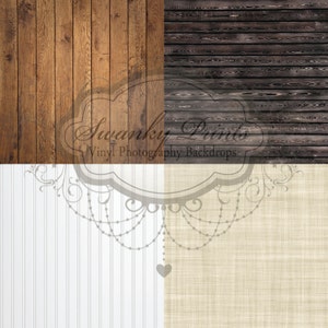 COMBO / FOUR PACK / 2ft X 2ft Vinyl Photography Backdrops for Product ...