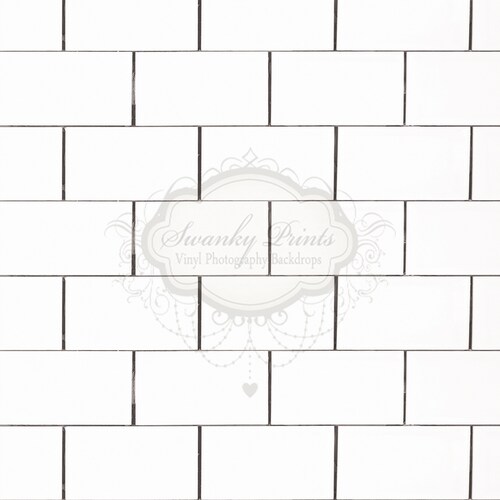Photography Backdrop 2ft X 2ft Subway Tile Backdrop White - Etsy