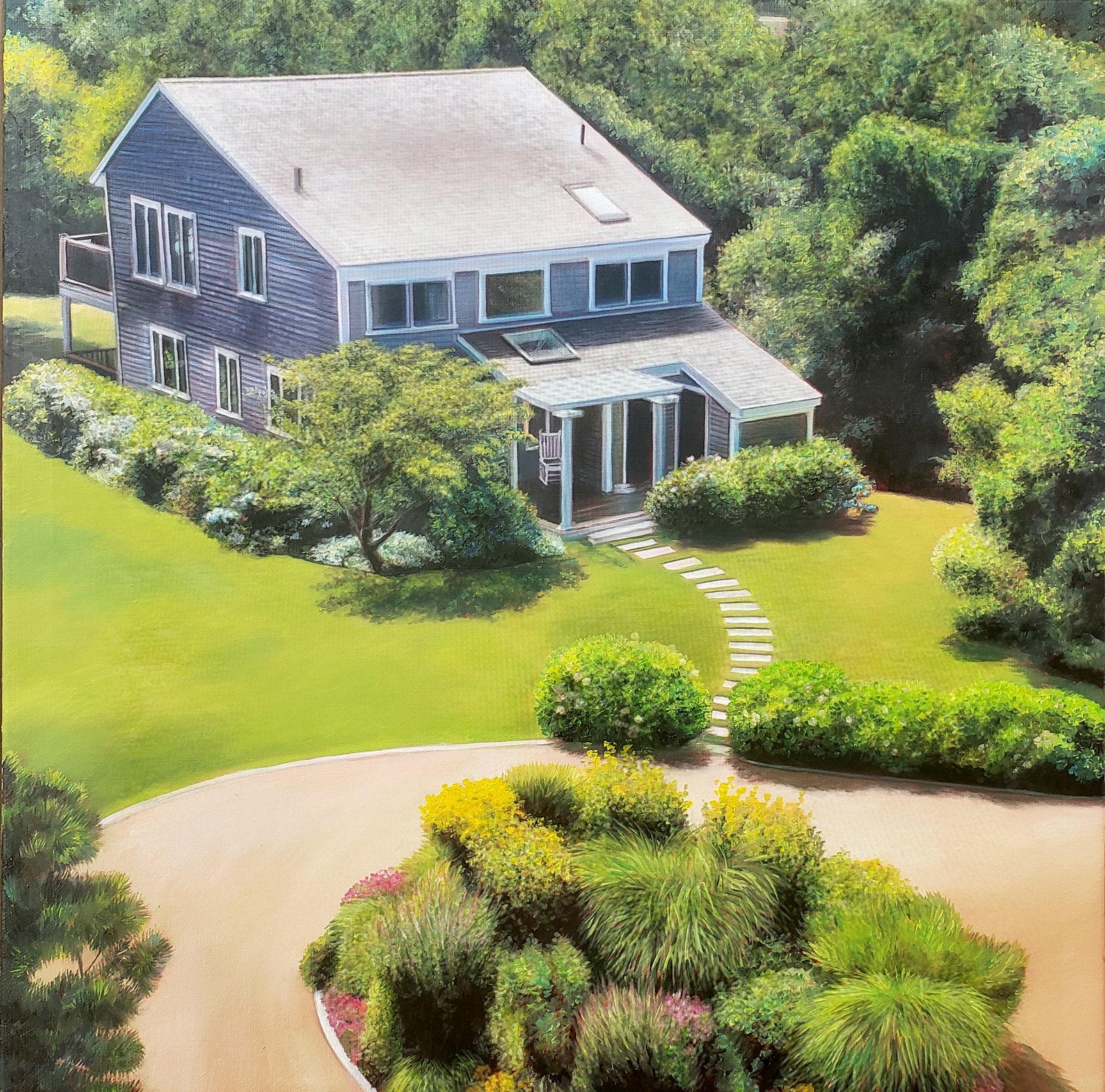 Hand Painted - Custom House Painting - House Portrait - House Art ...