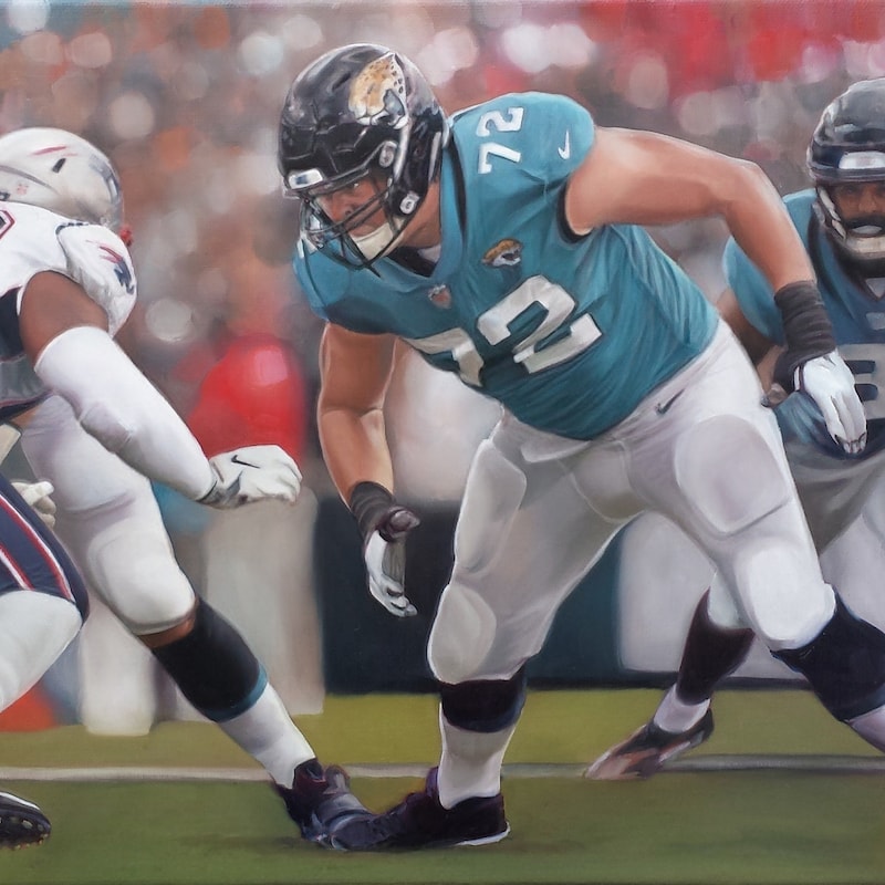 Football Painting - Etsy