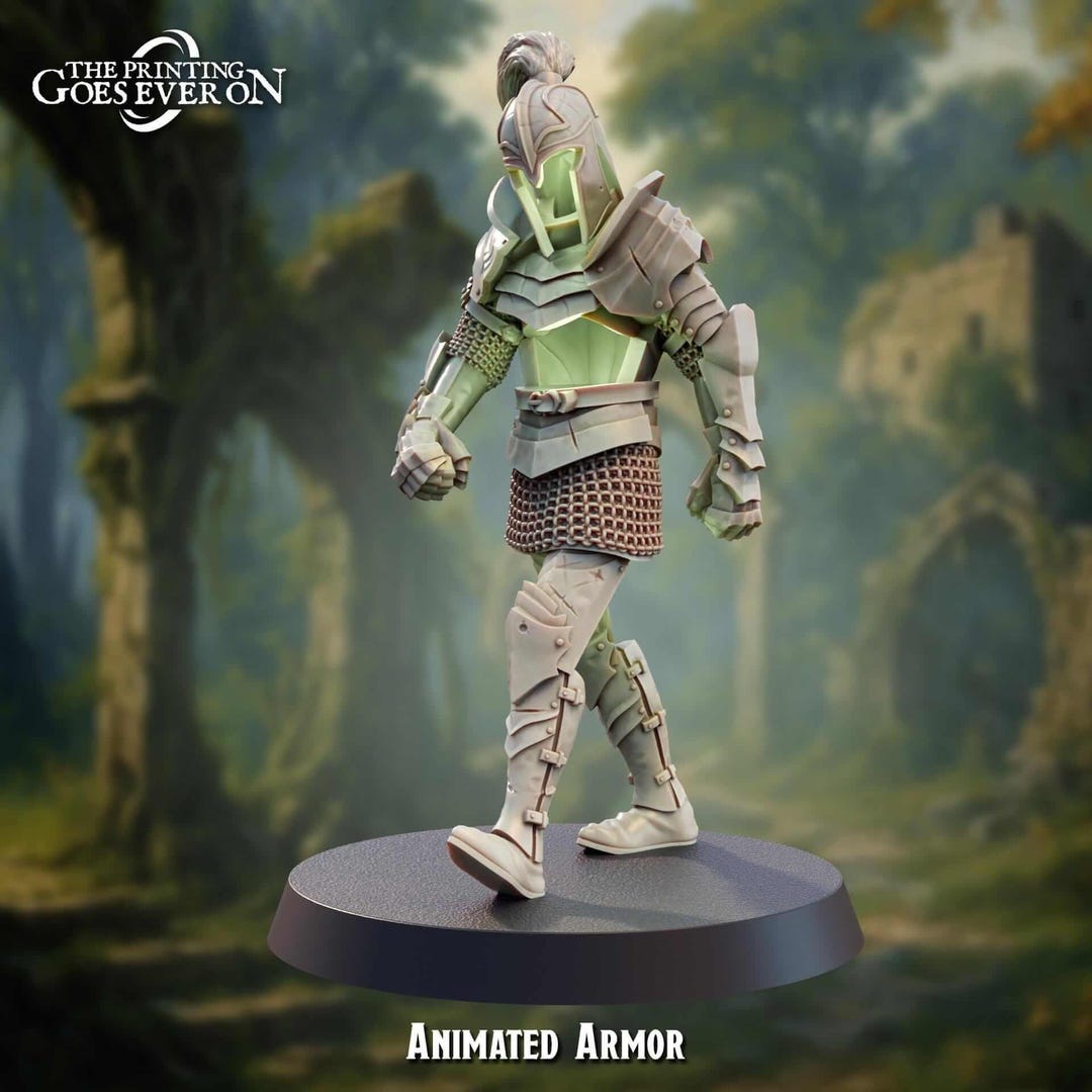 Animated Armor - Dead Elves & Prism Spells - the Printing Goes Ever On ...