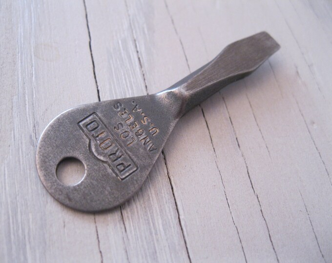 Vintage Proto Pocket Screwdriver - Advertising Keychain Screwdriver FOB ...