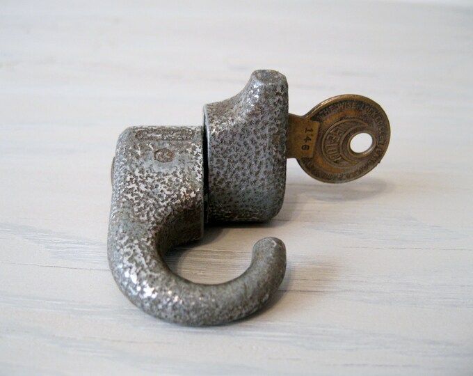 Vintage Wise Lock Concentric Tube Lock With Push Key - Etsy