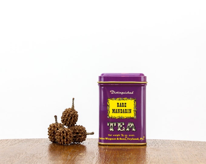 Vintage John Wagner and Sons Distinguished Rare Mandarin Tea Tin ...