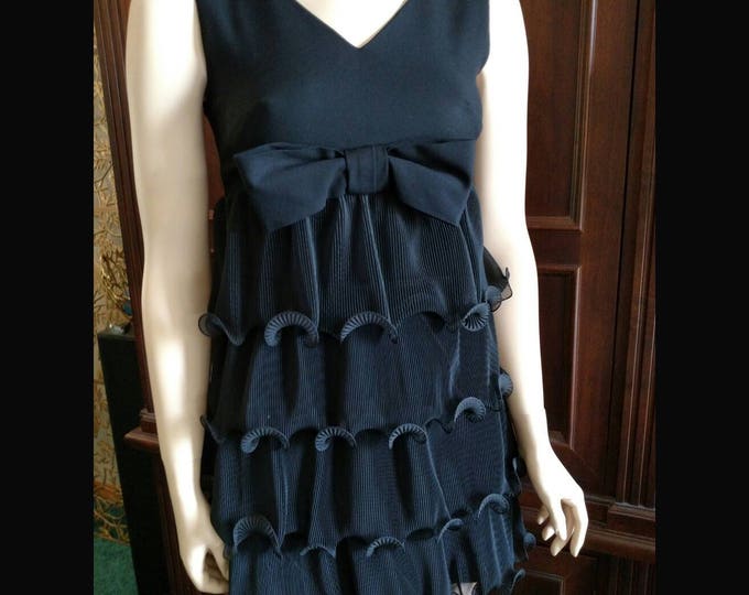 Vintage 60s Mel Warshaw Miss Jane Miami Black Dress - Etsy