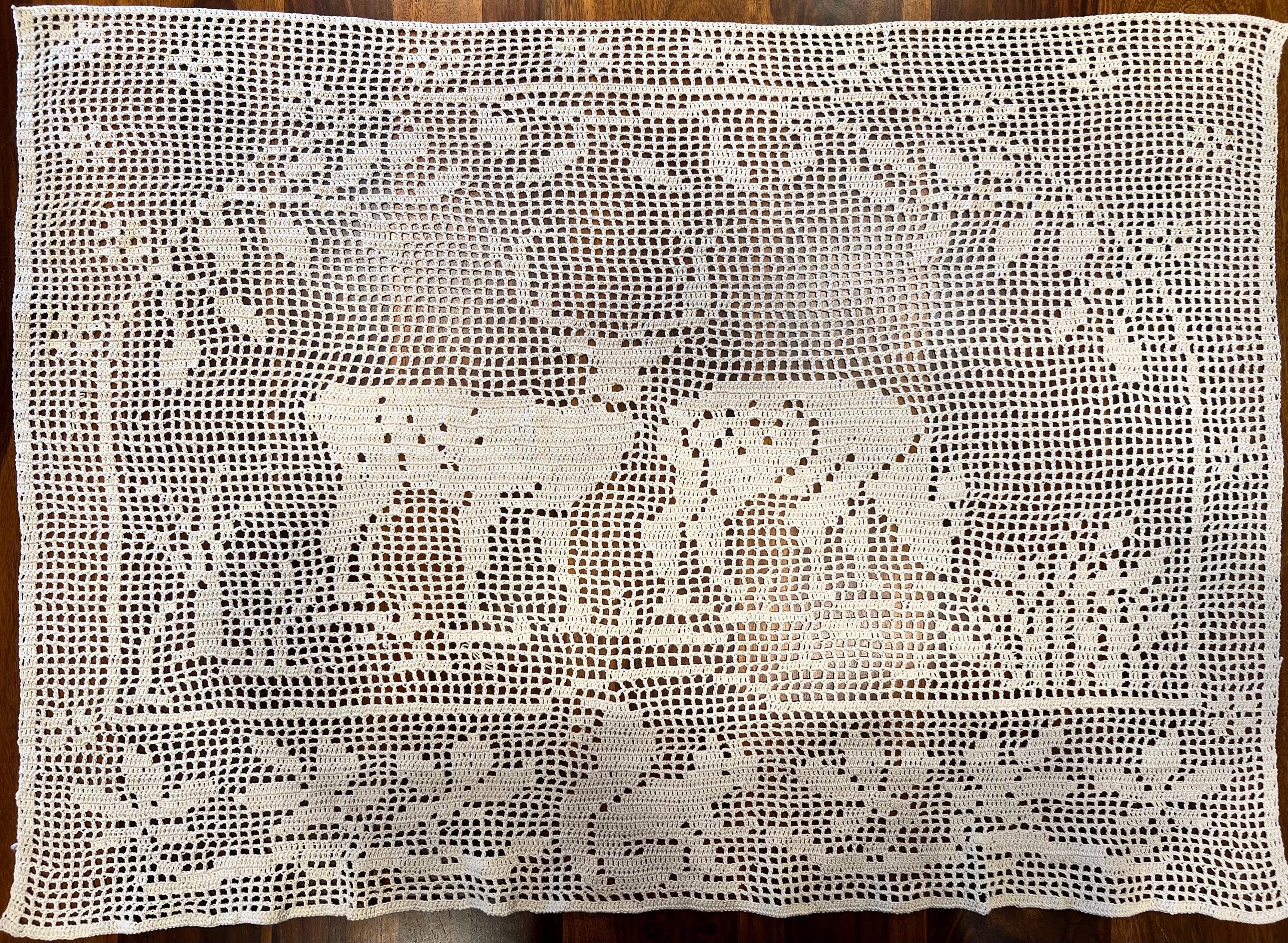 Custom Filet Crochet Deer – Commission Your Woodland Design - Etsy