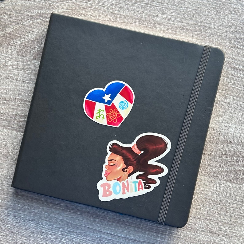 Bonita Sticker Vinyl Sticker Latina Girl - Etsy