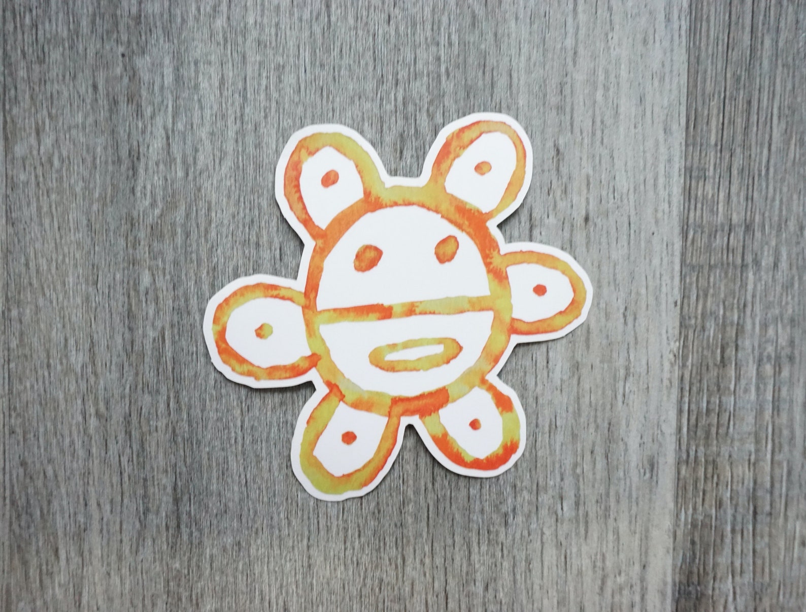 Taino Sun Symbol Vinyl Sticker | Etsy