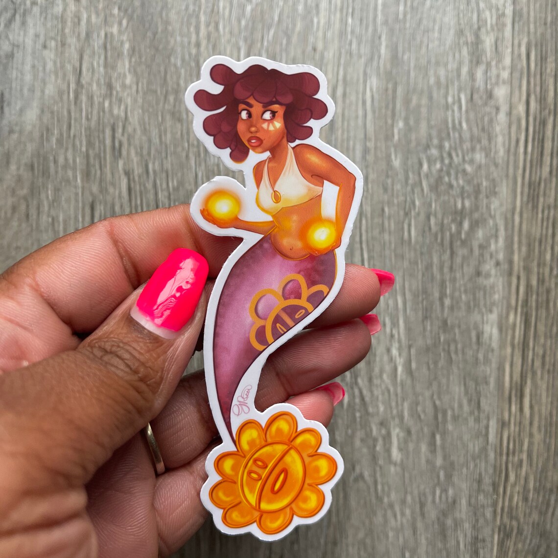 Puerto Rico Taino Mermaid Sticker Pack 3 Vinyl Stickers | Etsy