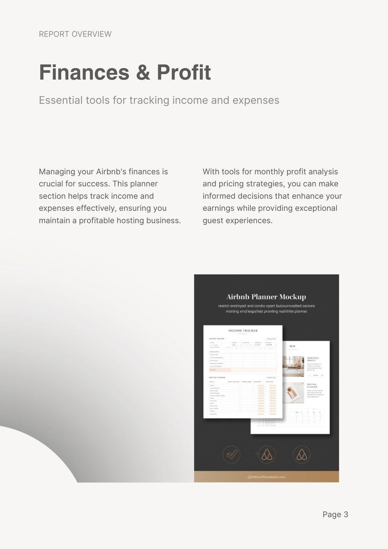 Airbnb Host Business Planner: Rental Property Management Organizer ...