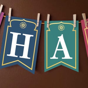 Printable Elegant Ayyám-i-há Banner / Festival of Joy 9-pointed Star ...