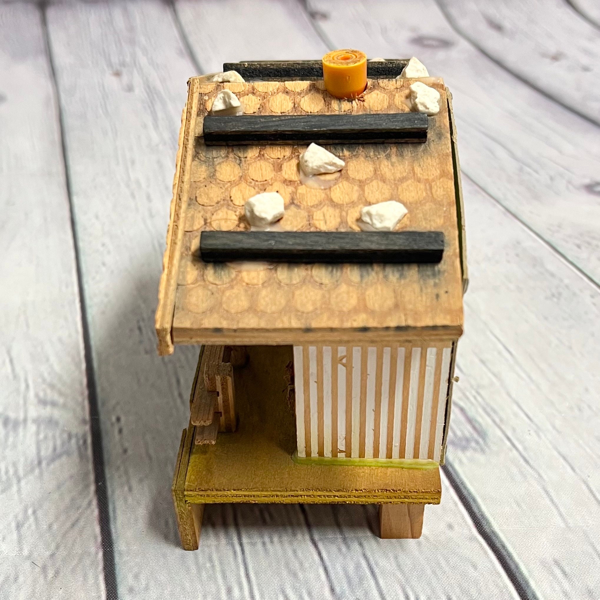 Vintage Bambi No. 47 Weather House Barometer - Chalet Style House ...