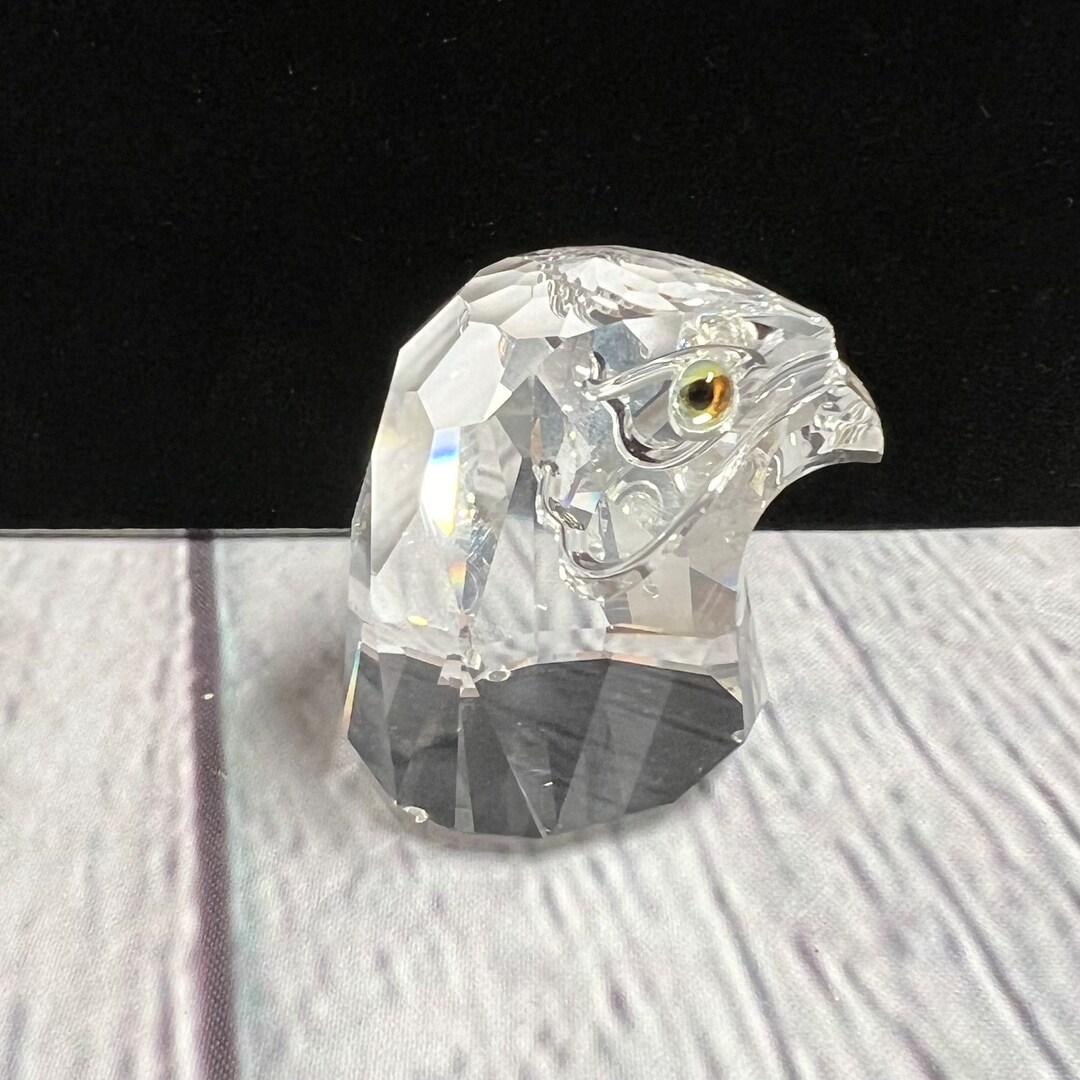 Swarovski Crystal Original Falcon Eagle Head - Multi-faceted - Colorful ...
