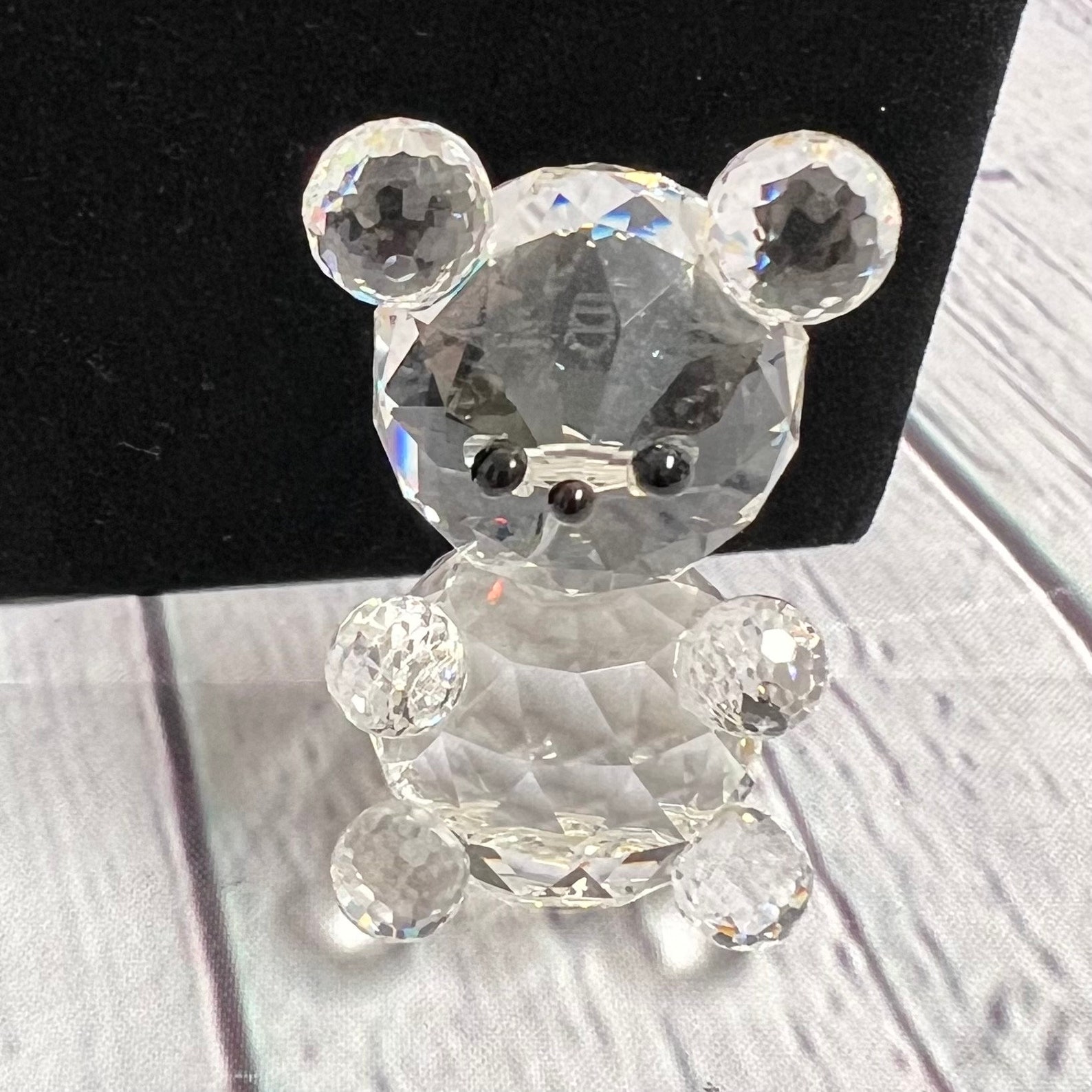 Swarovski Crystal Teddy Bear Figure 2.5” Tall - Etsy