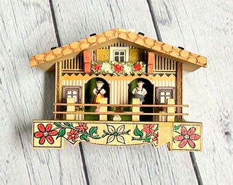 Vintage Bambi West German Weather House - Etsy