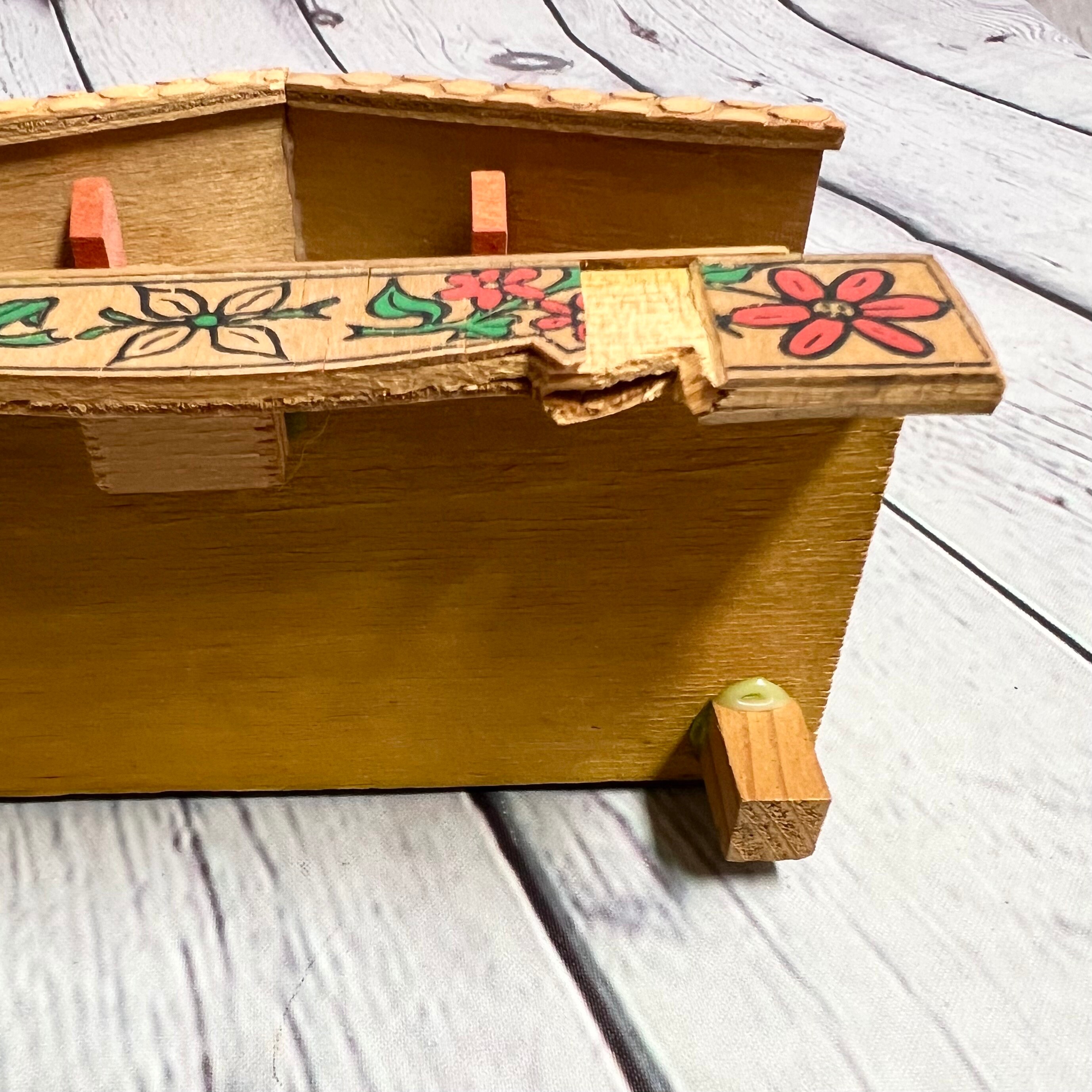 Vintage Bambi No. 47 Weather House Barometer - Chalet Style House ...