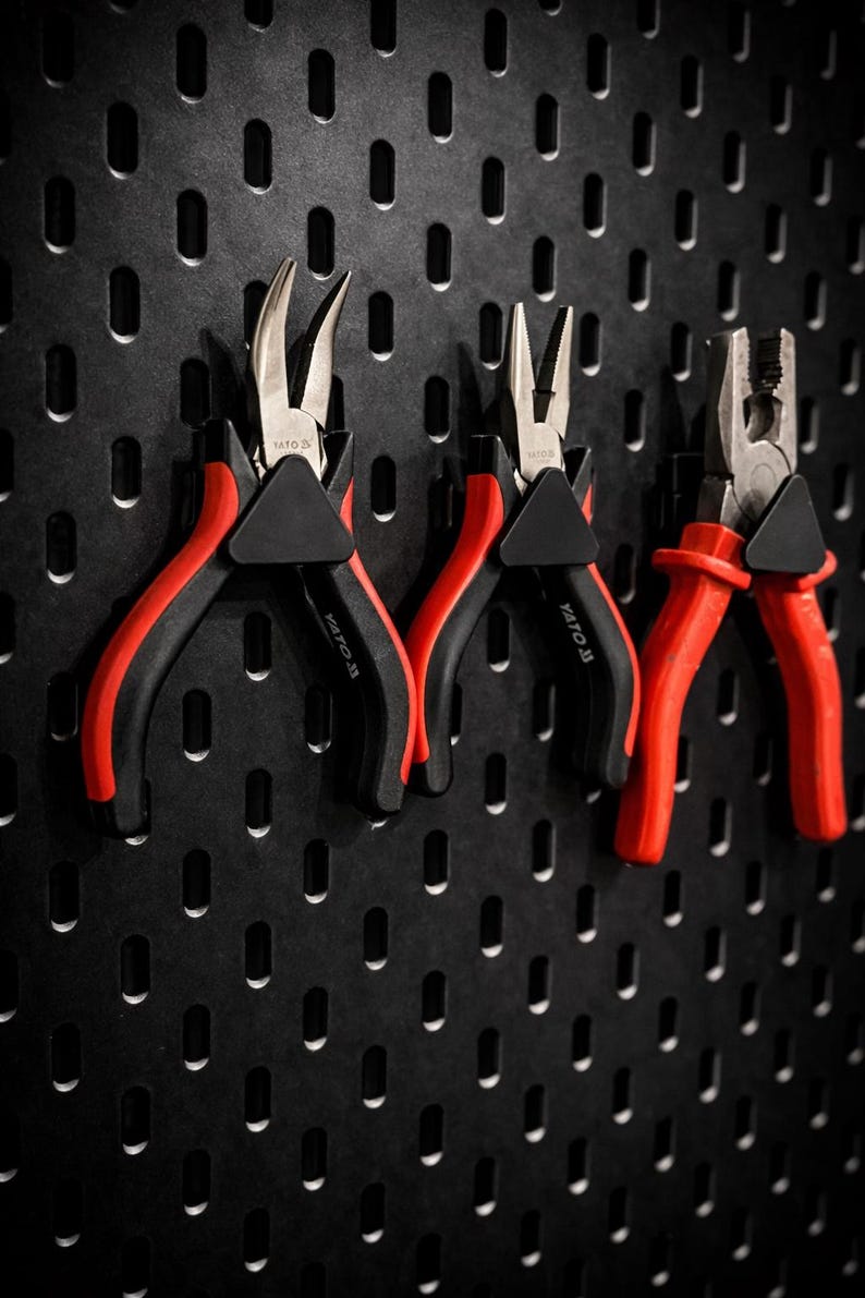 Pliers Holder for IKEA SKÅDIS Pegboard | Tool Organizer | Workshop ...