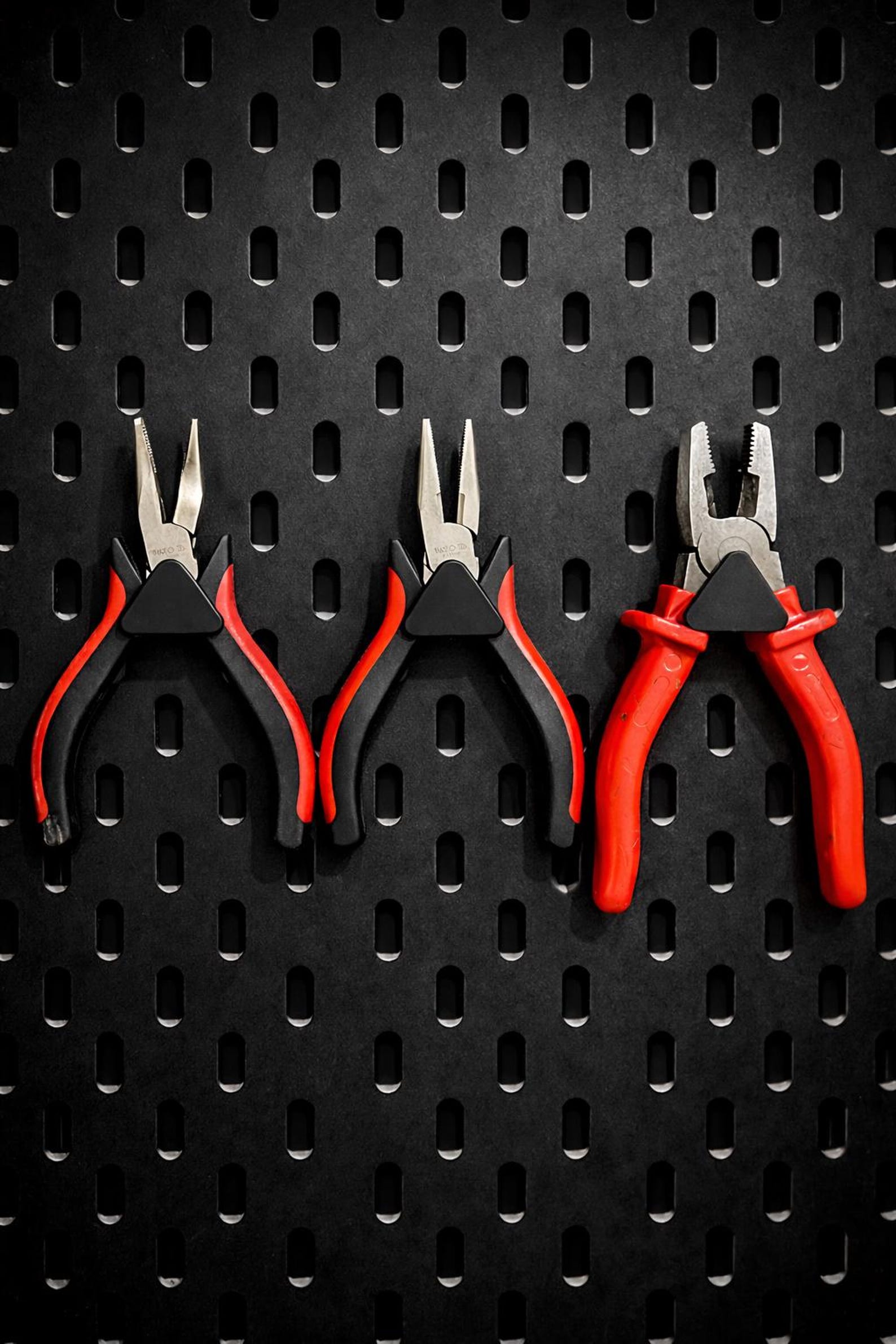Pliers Holder for IKEA SKÅDIS Pegboard | Tool Organizer | Workshop ...