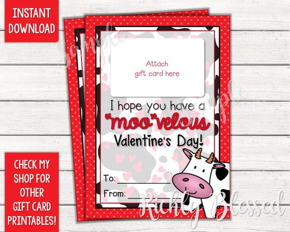 INSTANT DOWNLOAD Chick Chicken Gift Card Valentine Teacher | Etsy
