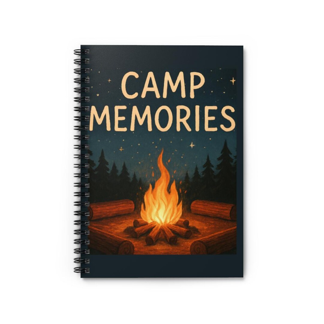 Camp Memories Spiral Notebook Journal - Etsy