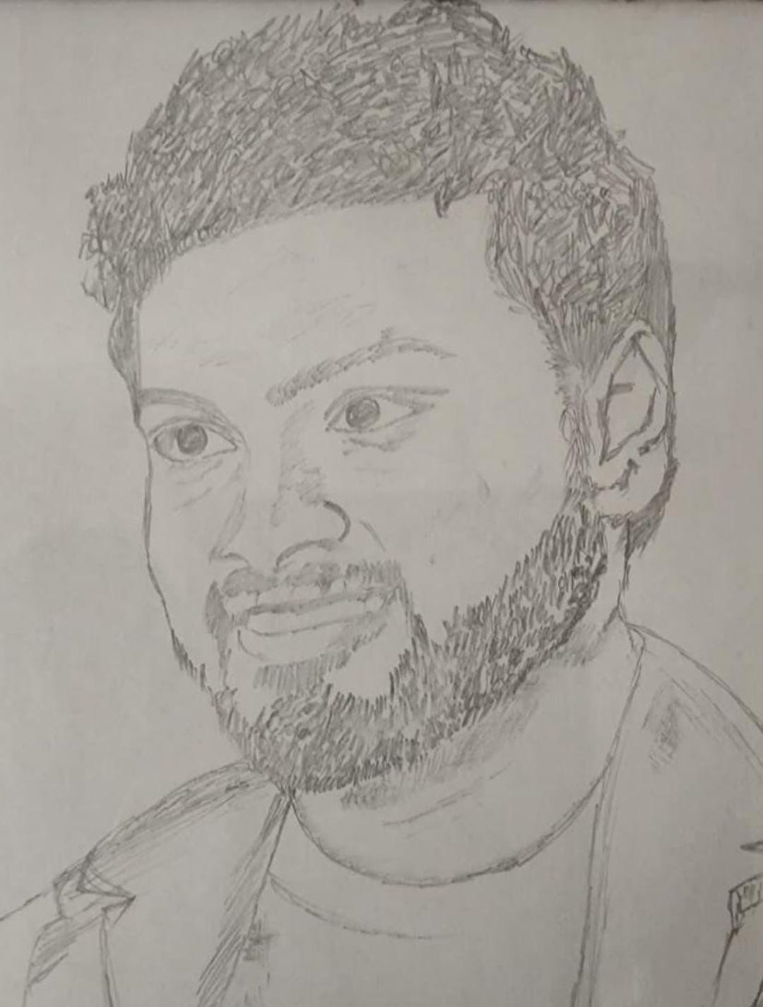 Custom Pencil Portrait Drawing - Personalized Hand-drawn Drawing of ...