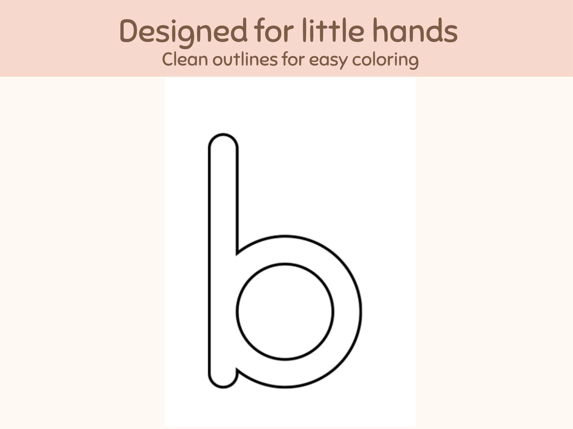 Alphabet Lowercase Letter Coloring Pages Printable | Preschool Practice ...