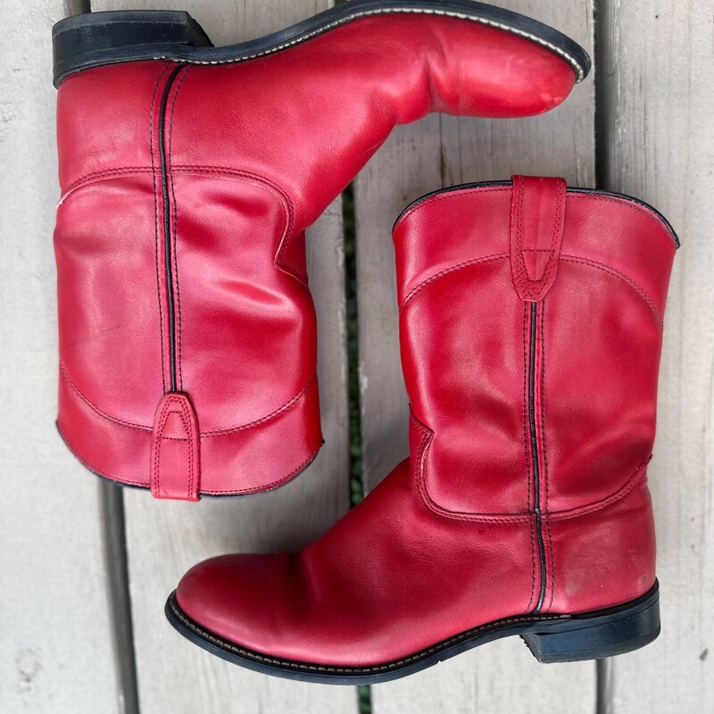 Red Cowboy Boots - Etsy