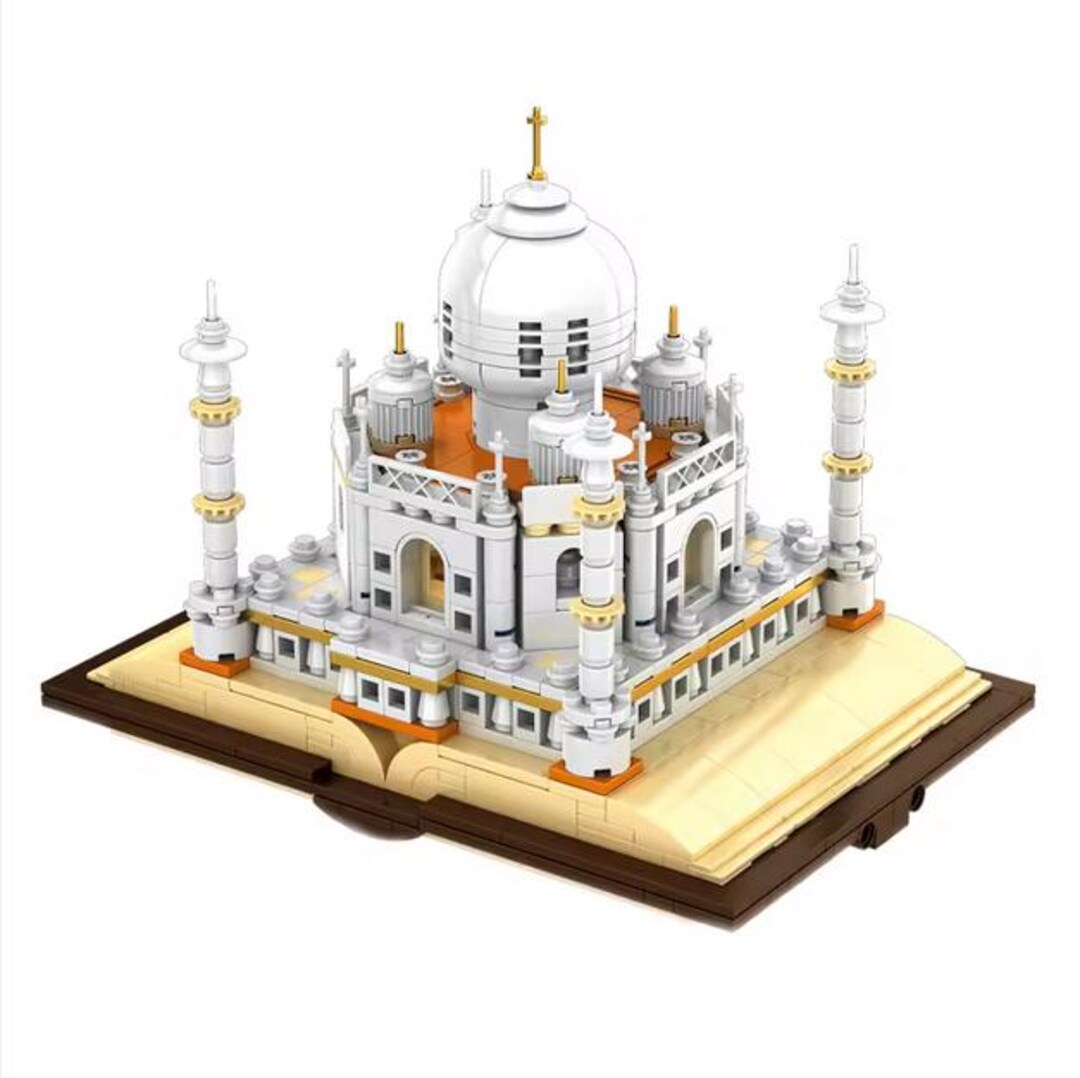Architectural Building Blocks Set Taj Mahal – 768 Pieces DIY Model - Etsy