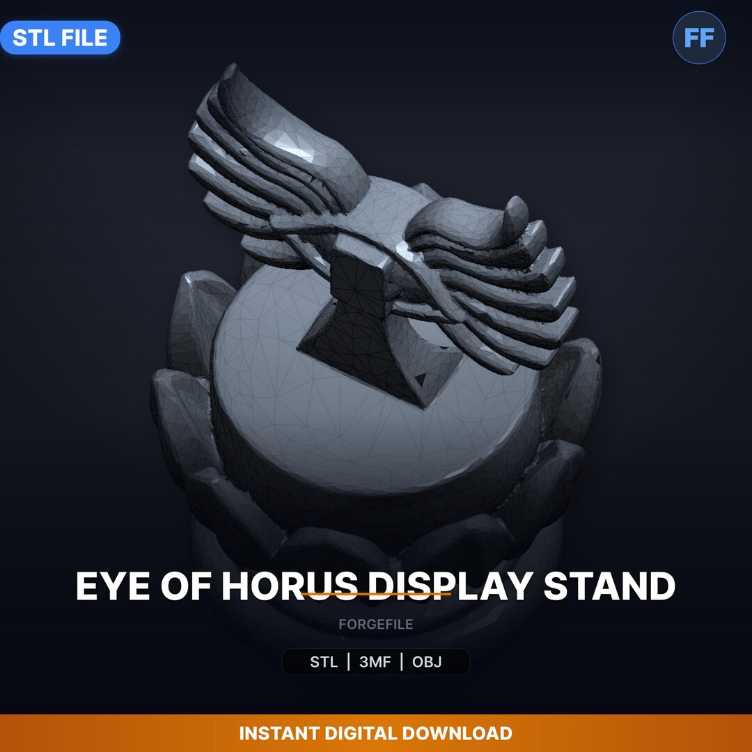 Eye of Horus Display Stand STL File | 3D Printable | Digital Download ...