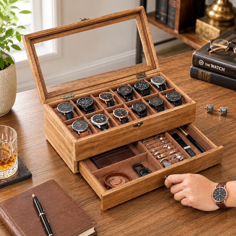 Luxury Velvet Watch Box - Etsy