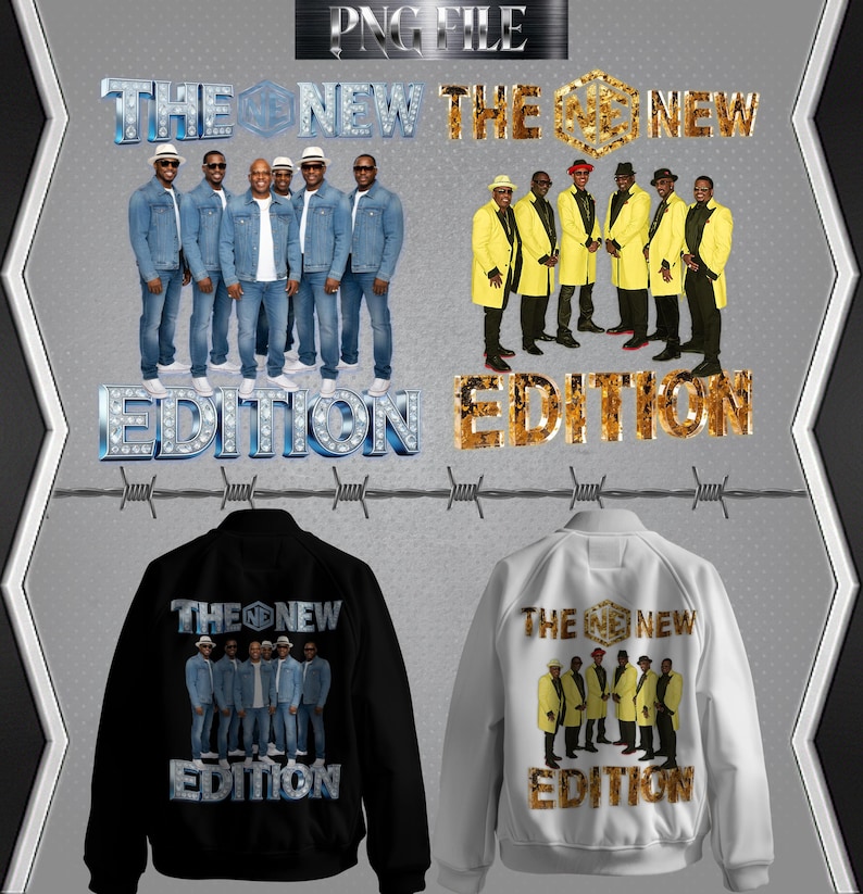The New Edition Way Tour 2026 PNG File, Concert Instan Download and ...