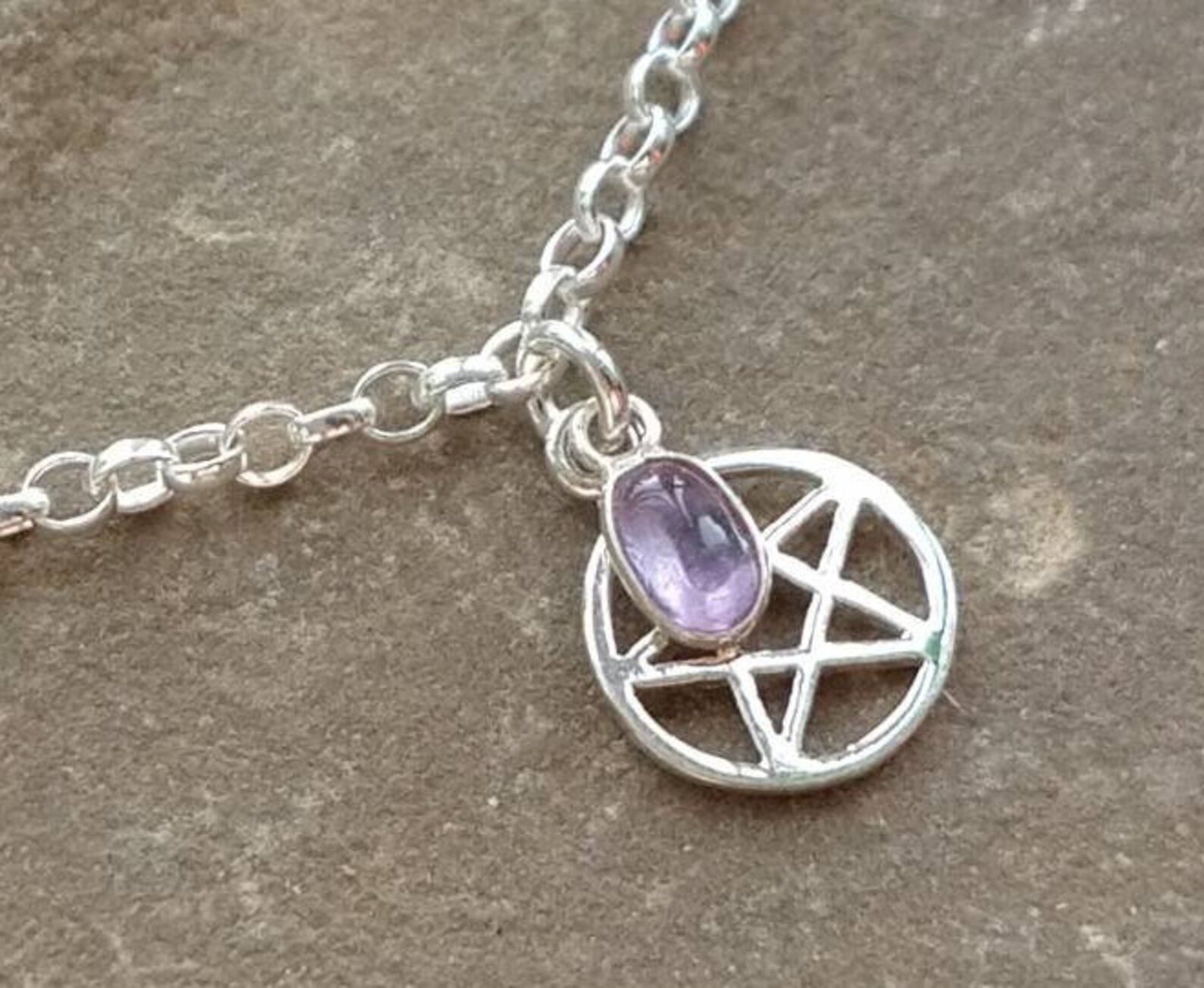 ALL 925 Sterling Silver Pentagram Charm .. Choice of .. - Etsy