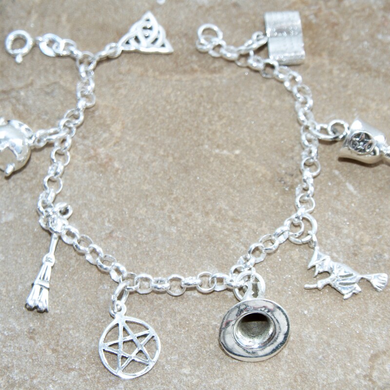 Witch Charm Bracelet - Etsy