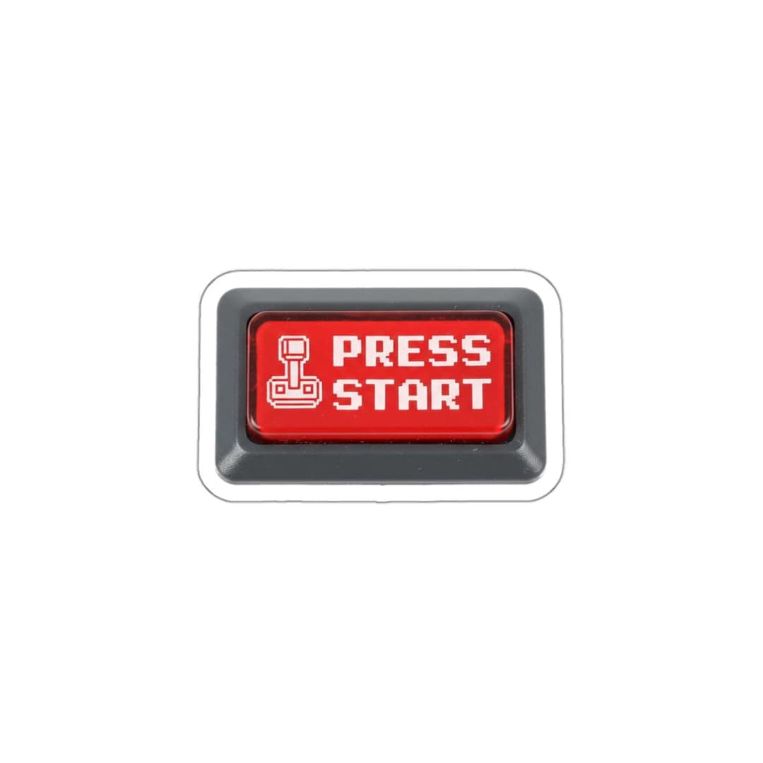 Press Start Button Sticker - Retro Gaming Classic - 8-bit Accessory - Etsy