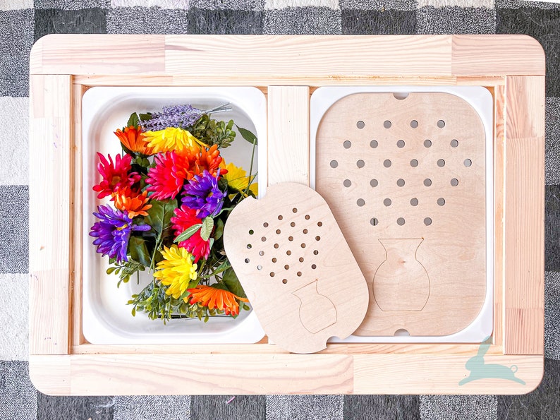 Flower Arrangement FLISAT / TROFAST Insert Tray | IKEA Sensory Table ...