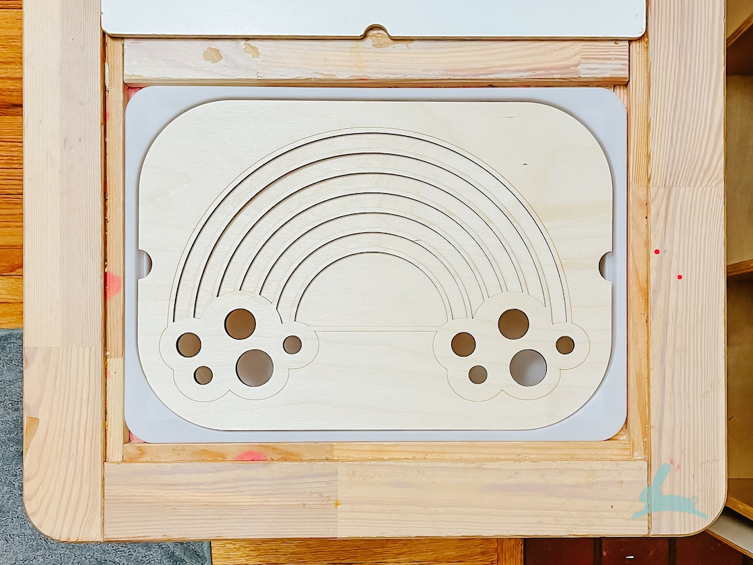 Rainbow Sort Insert for IKEA Trofast Bins/flisat Table Ikea Sensory ...