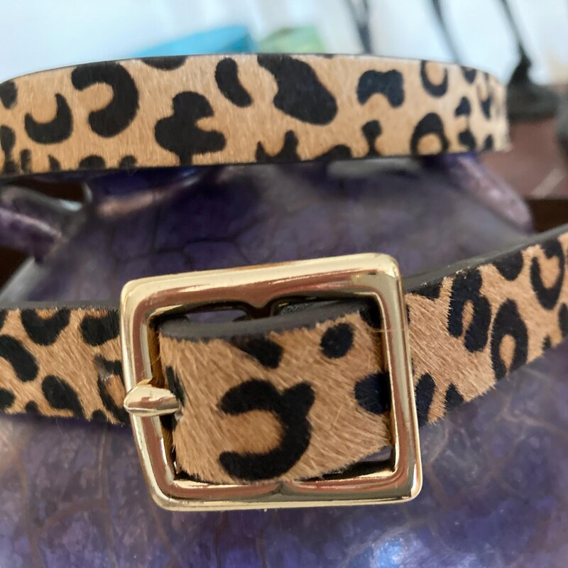 Leopard Print Belt - Etsy
