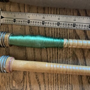 Industrial Era Wooden Spools, 1800's Textile Industry, Thread Sorters ...