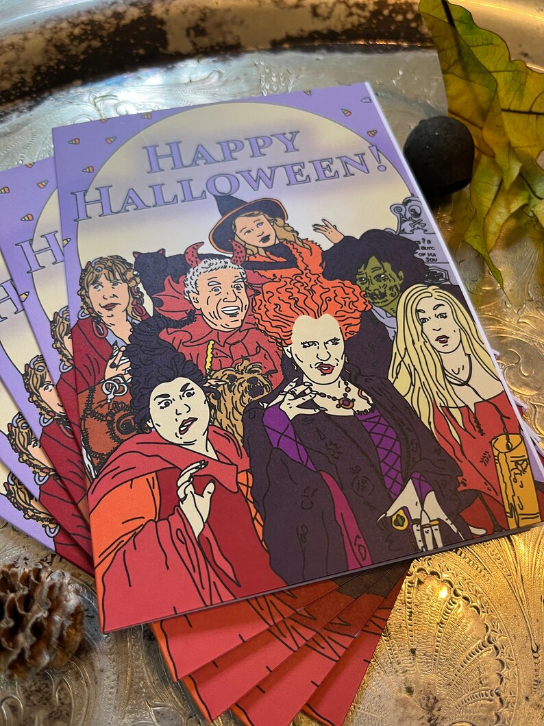 Hocus Pocus Greeting Card - Etsy