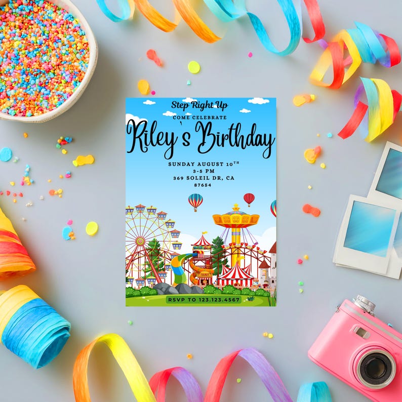 Editable Birthday Invitation Bundle / Canva Templates (PLR MRR) - Etsy