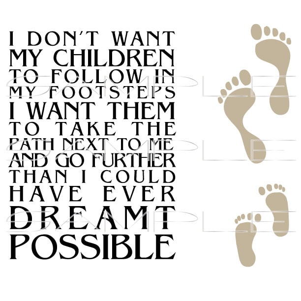 Footprints Quote