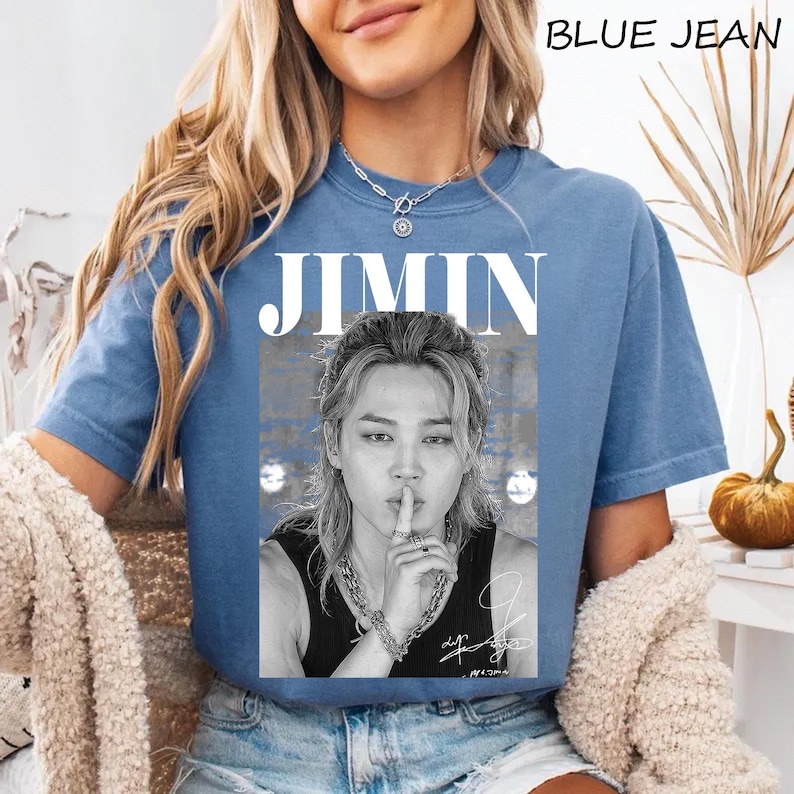 Vintage Kpop Signature Comfort Colors Shirt, Korean Idol Fan Art Tee ...