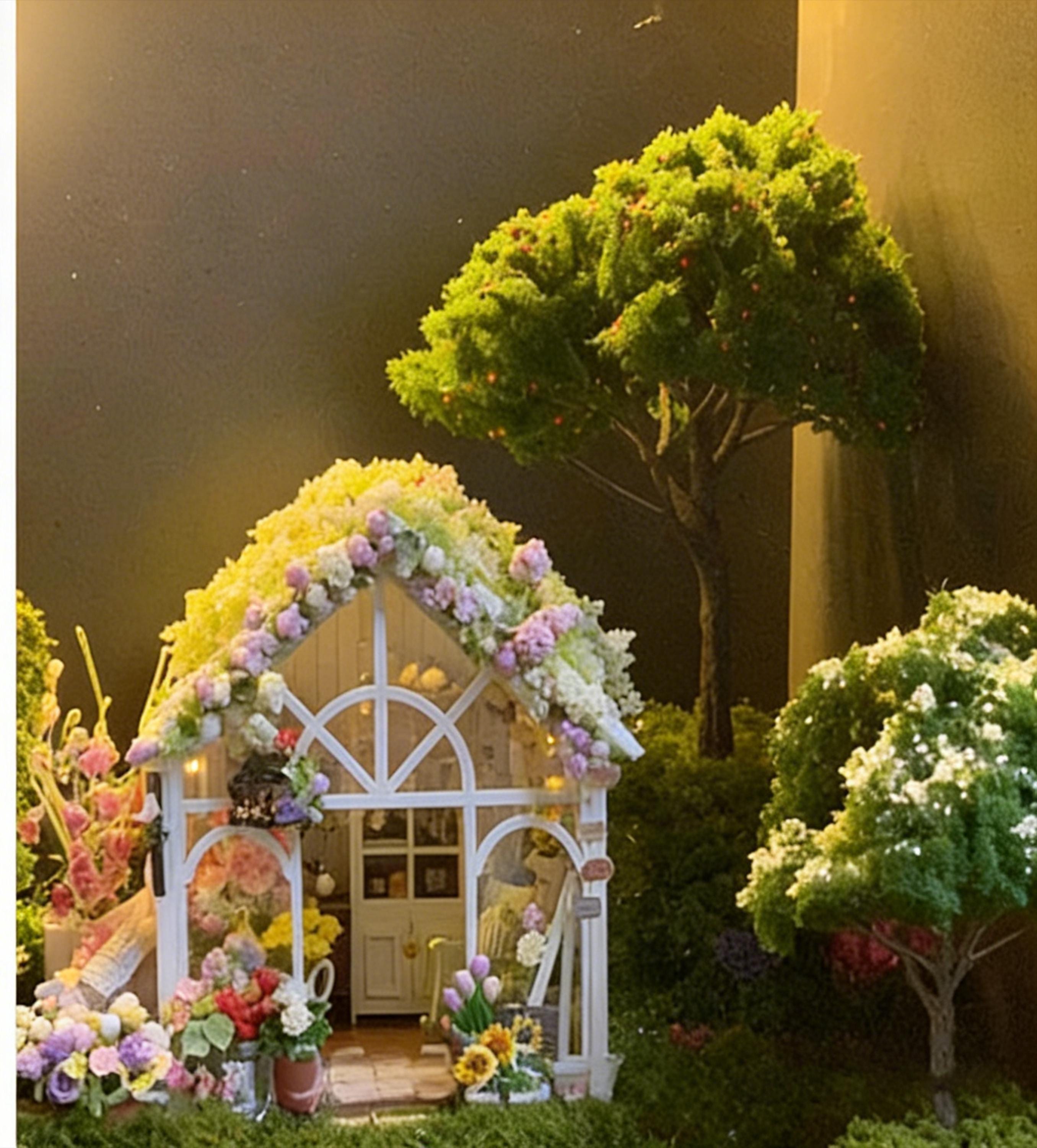 Miniature Wire Tree Model With Sponge Leaves,landscape Model Tree With ...