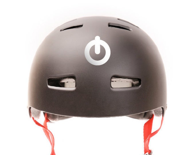 Power on Safety Reflective Vinyl Helmet Decal - Etsy