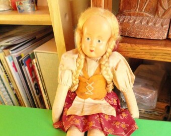 Vintage A.D. Sutton & Sons Doll, Authentic Blonde A.D. Sutton Doll Made ...